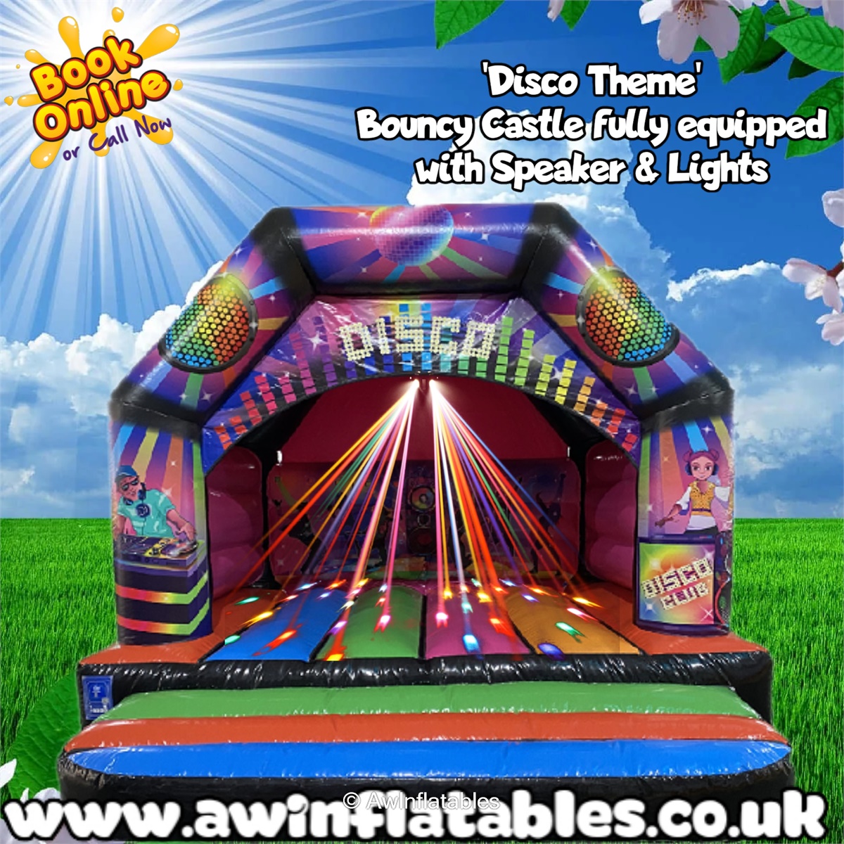 Disco Bouncy Castle