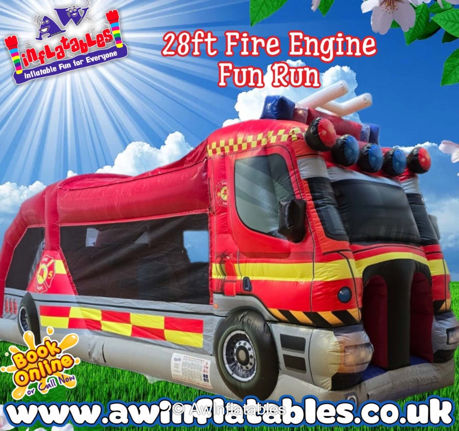 Inflatable Assault Course Hire | AW Inflatables Somerset