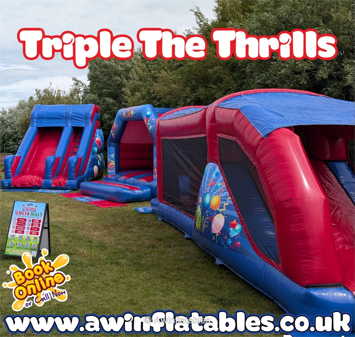 Triple The Trills - Bouncy Castle, Assault Course & Soft Play Hire in ...